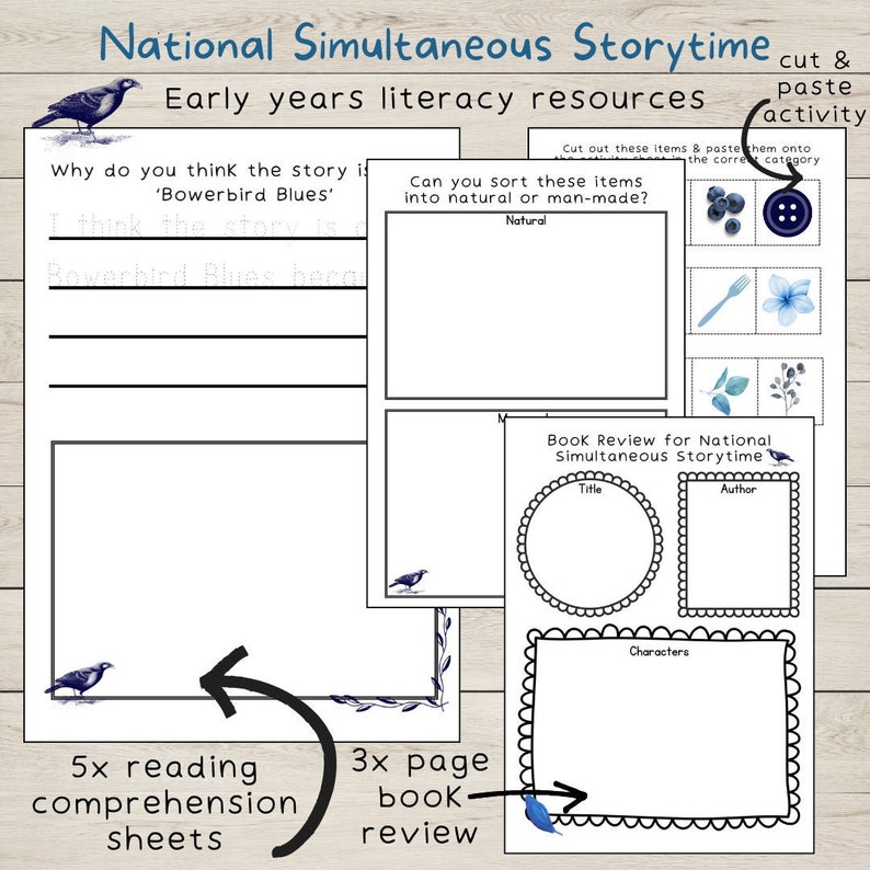 National Simultaneous Storytime Early Years Literacy Pack | Bowerbird ...