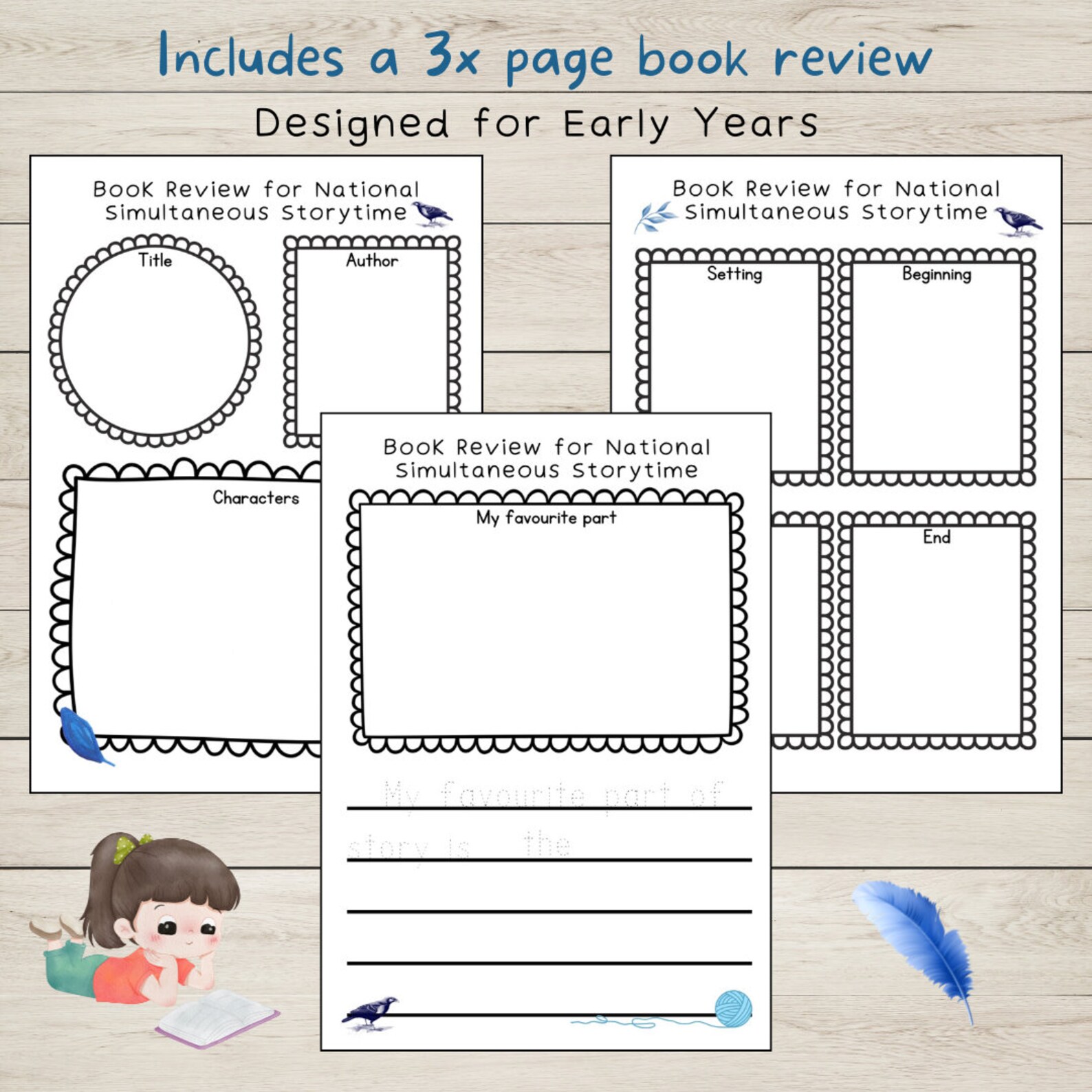 National Simultaneous Storytime Early Years Literacy Pack | Bowerbird ...