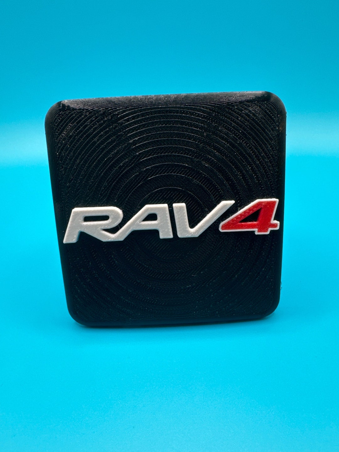 Toyota RAV4 Tow Hitch Cover Black/gray/red - Etsy