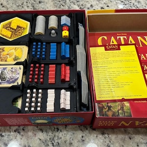 Insert Organizers for Settlers of Catan Base Game and Expansion | 5-6 ...