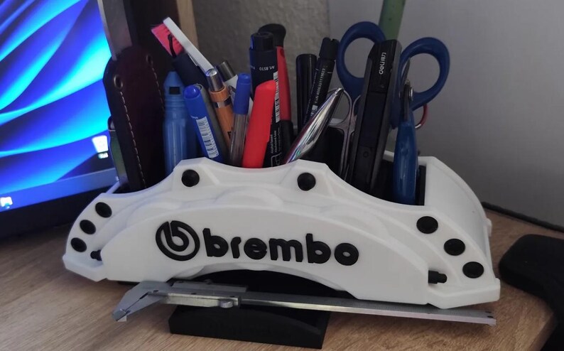 Brembo Brake Caliper Desk Organizer | Racing Pen Holder | Unique Car ...
