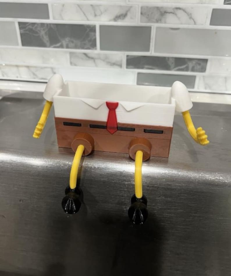 Spongebob-inspired Sponge Holder | Holds Kitchen Sponge | Fun Sink ...