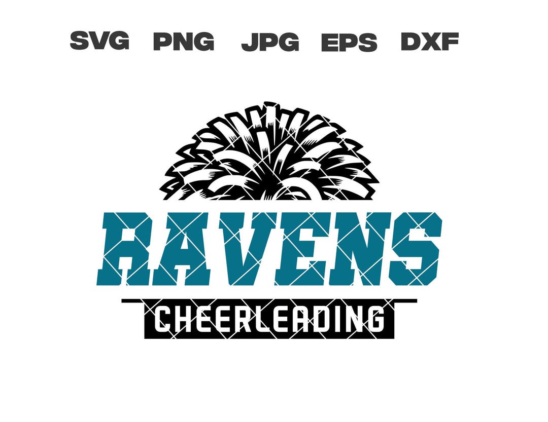 Ravens SVG, Ravens Cheerleading SVG, Cheerleading Svg, Png, Jpg, Dxf ...
