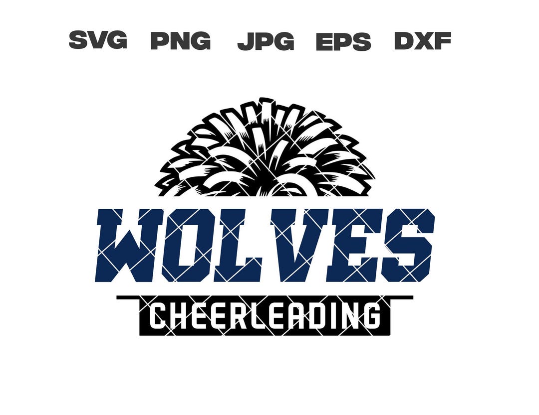 Wolves SVG, Wolves Cheerleading SVG, Cheerleading Svg, Png, Jpg, Dxf ...