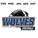 Wolves SVG, Wolves Football SVG, Football Team, Svg, Png, Jpg, Dxf, Eps ...