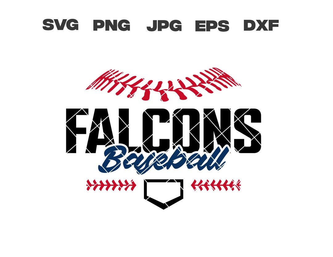 Falcons SVG, Falcons Baseball SVG, Baseball Team, Svg, Png, Jpg, Dxf ...