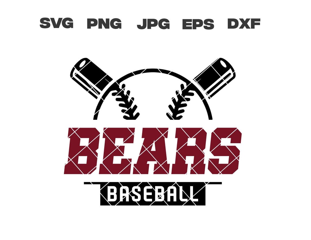 Bears SVG, Bears Baseball SVG, Baseball Team, Svg, Png, Jpg, Dxf, Eps ...