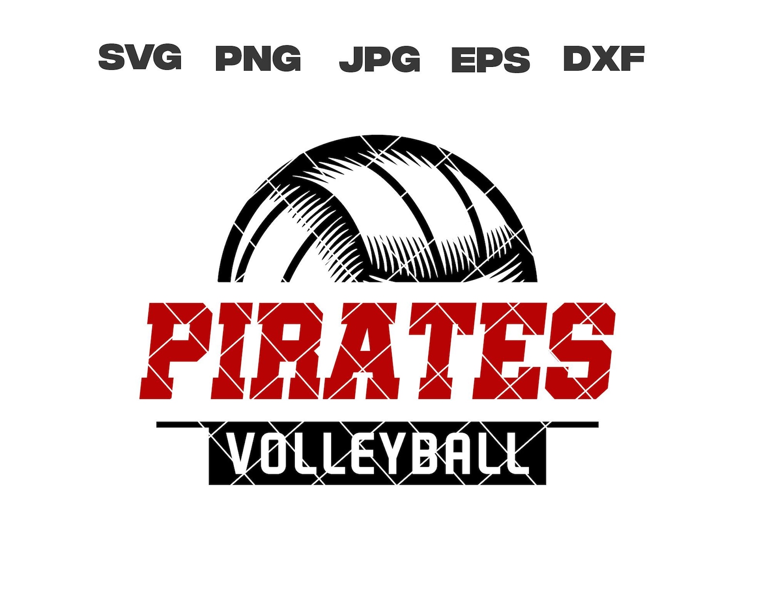 Pirates SVG, Pirates Volleyball SVG, Volleyball Svg, Png, Jpg, Dxf, Eps ...