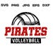 Pirates SVG, Pirates Volleyball SVG, Volleyball Svg, Png, Jpg, Dxf, Eps ...