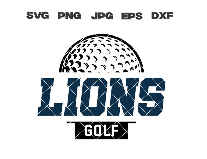 Lions SVG, Lions Golf SVG, Golf Svg, Png, Jpg, Dxf, Eps, Cricut Files ...
