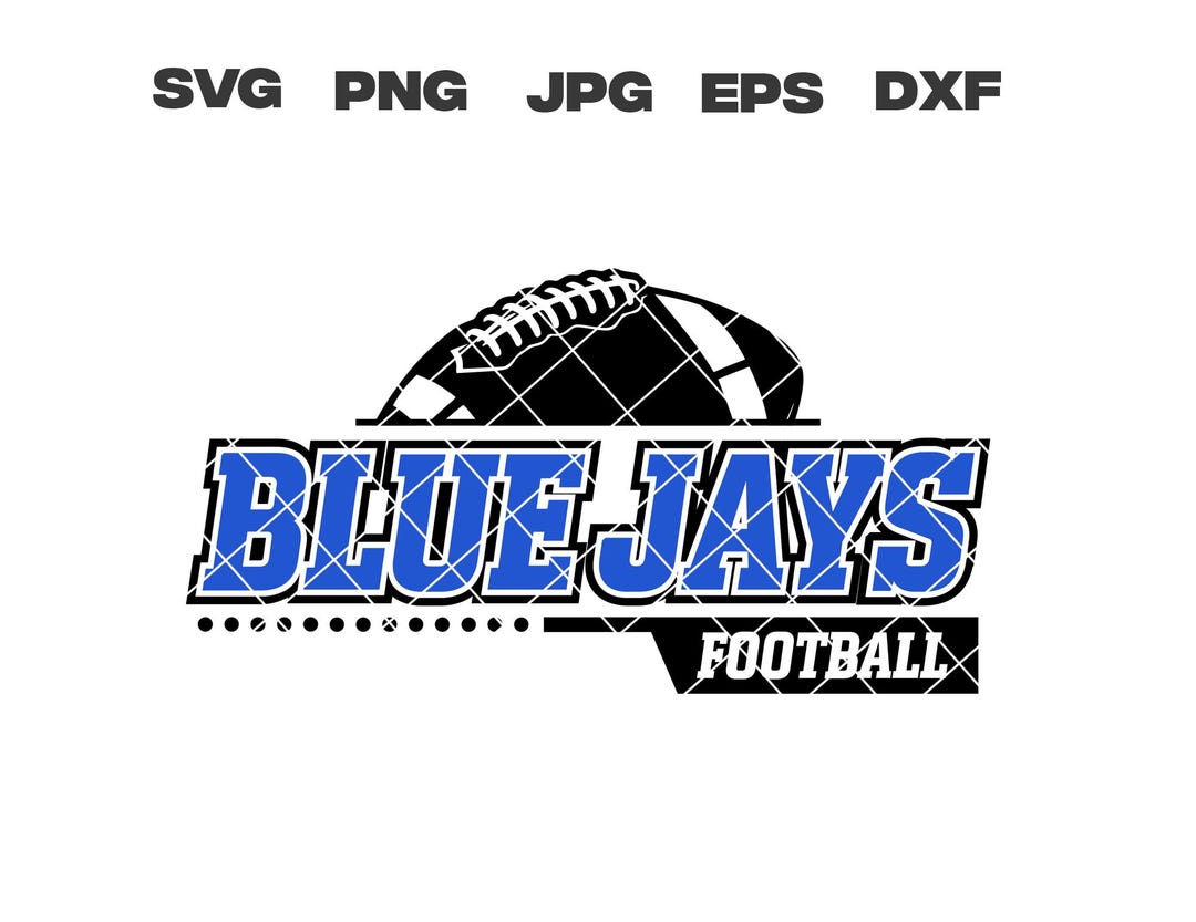Bluejay SVG, Bluejay Football SVG, Football Team, Svg, Png, Jpg, Dxf ...