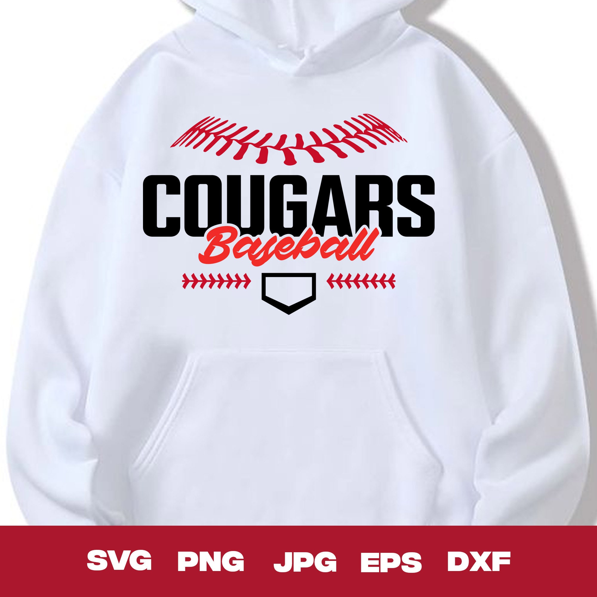 Cougars SVG, Cougars Baseball SVG, Baseball Team, Svg, Png, Jpg, Dxf, Eps, Cricut Files, Digital ...
