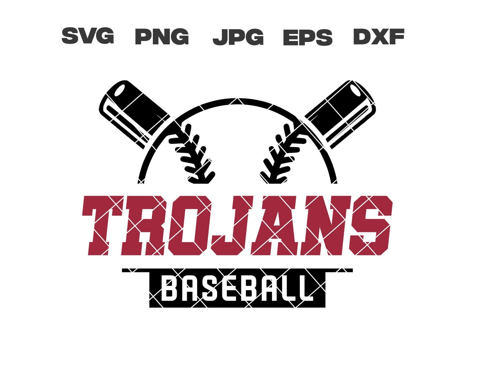 Trojans SVG, Trojans Baseball SVG, Baseball Team, Svg, Png, Jpg, Dxf ...