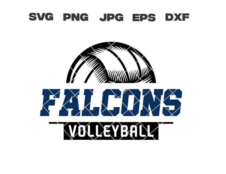 Falcons SVG, Falcons Volleyball SVG, Volleyball Svg, Png, Jpg, Dxf, Eps ...
