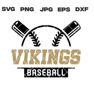 Vikings SVG, Vikings Baseball SVG, Baseball Team, Svg, Png, Jpg, Dxf ...