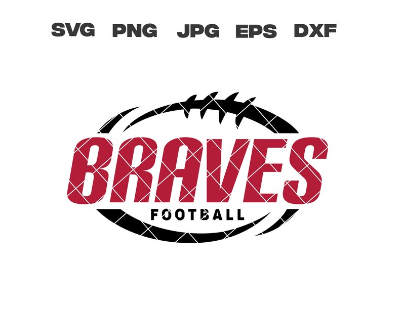 Braves SVG, Braves Football SVG, Football Team, Svg, Png, Jpg, Dxf, Eps ...