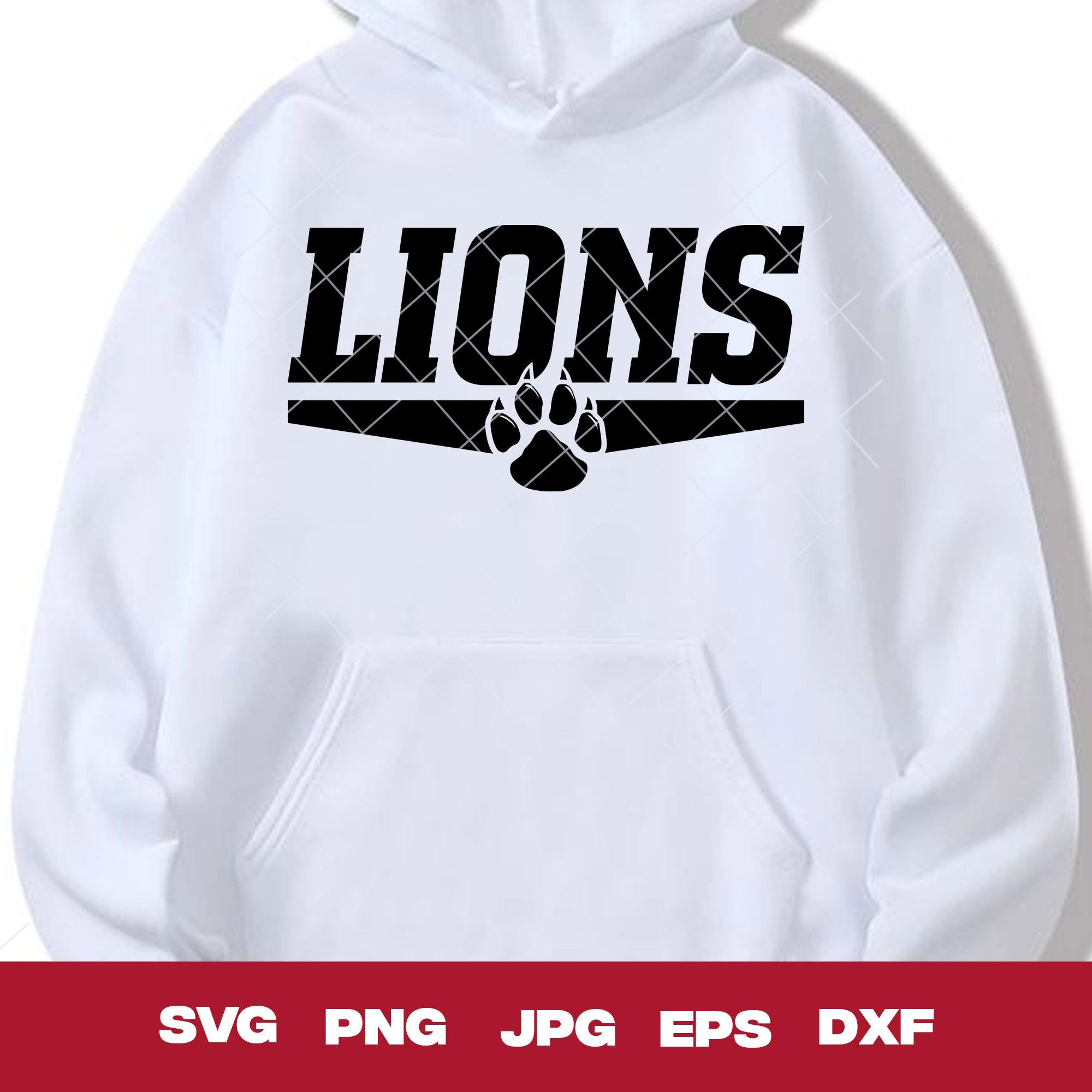 Lions Svg, Lions, School Mascot Clipart, Svg, Dxf, Eps, Png, Jpg ...