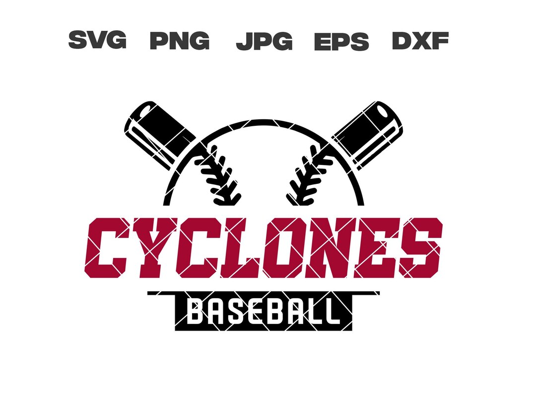 Cyclones SVG, Cyclones Baseball SVG, Baseball Team, Svg, Png, Jpg, Dxf ...