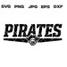 Pirates Svg, Pirates, School Mascot Clipart, Svg, Dxf, Eps, Png, Jpg ...