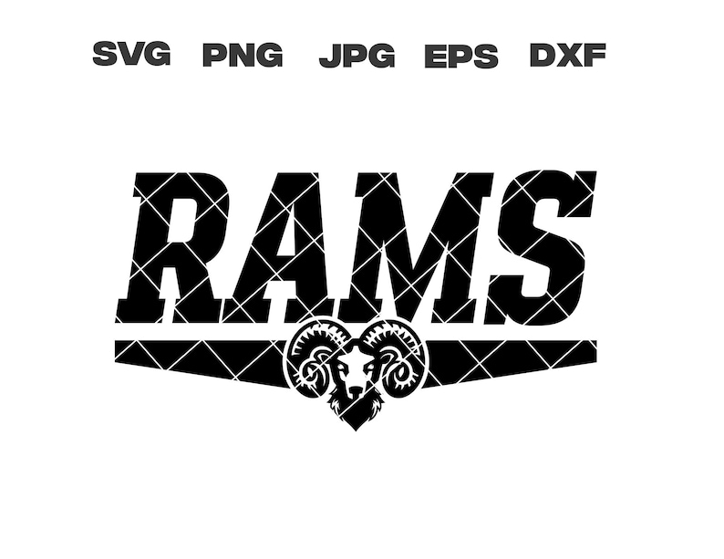 Rams Svg, Rams, School Mascot Clipart, Svg, Dxf, Eps, Png, Jpg ...