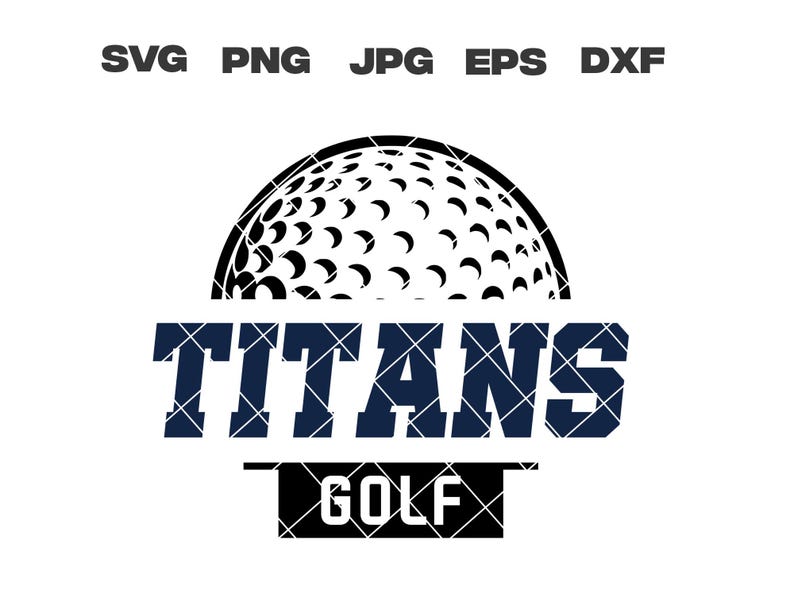 Titans SVG, Titans Golf SVG, Golf Svg, Png, Jpg, Dxf, Eps, Cricut Files ...
