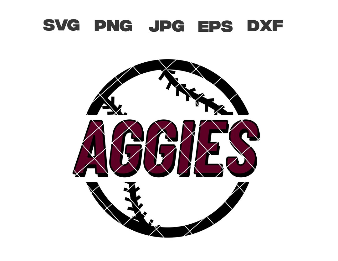 Aggies SVG, Aggies Baseball SVG, Baseball Team SVG, Cricut Files ...