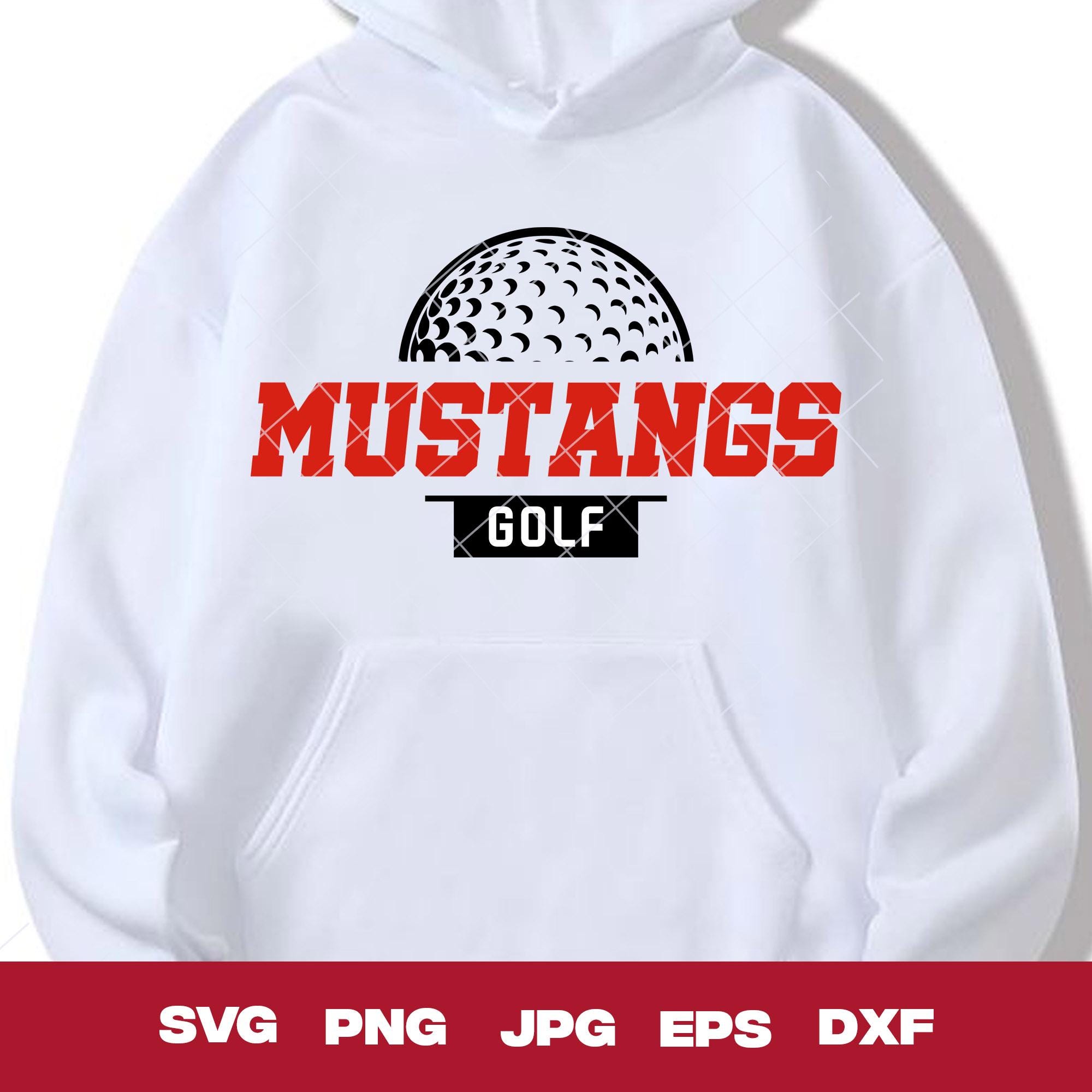 Mustangs SVG, Mustangs Golf SVG, Golf Svg, Png, Jpg, Dxf, Eps, Cricut ...