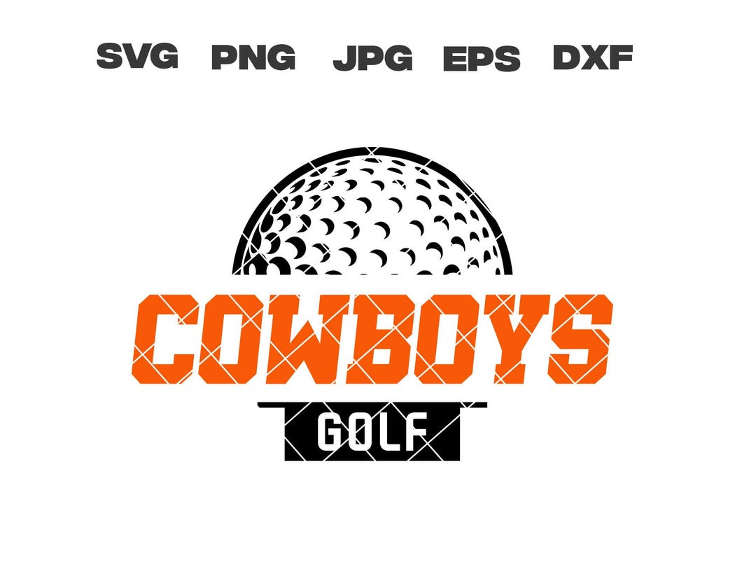 Cowboys SVG, Cowboys Golf SVG, Golf Svg, Png, Jpg, Dxf, Eps, Cricut ...