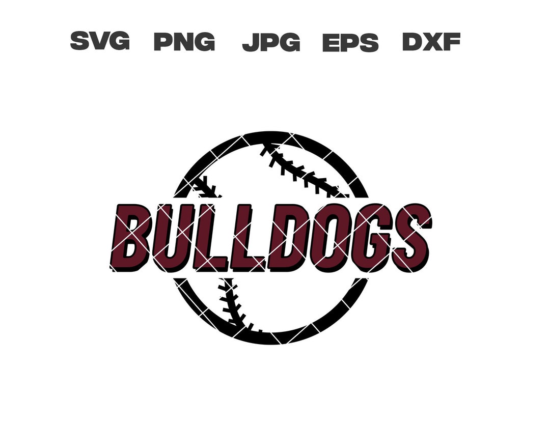 Bulldogs SVG, Bulldogs Baseball SVG, Baseball Team SVG, Cricut Files ...