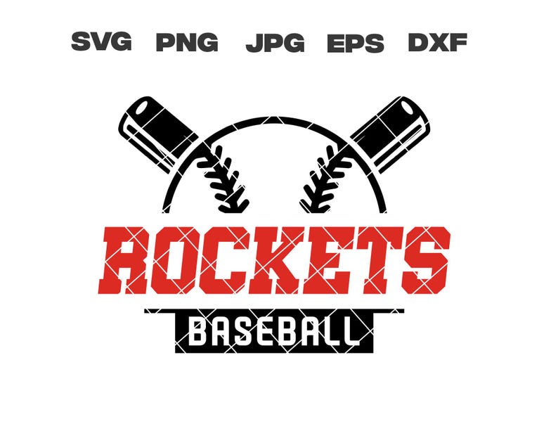 Rockets SVG, Rockets Baseball SVG, Baseball Team, Svg, Png, Jpg, Dxf ...