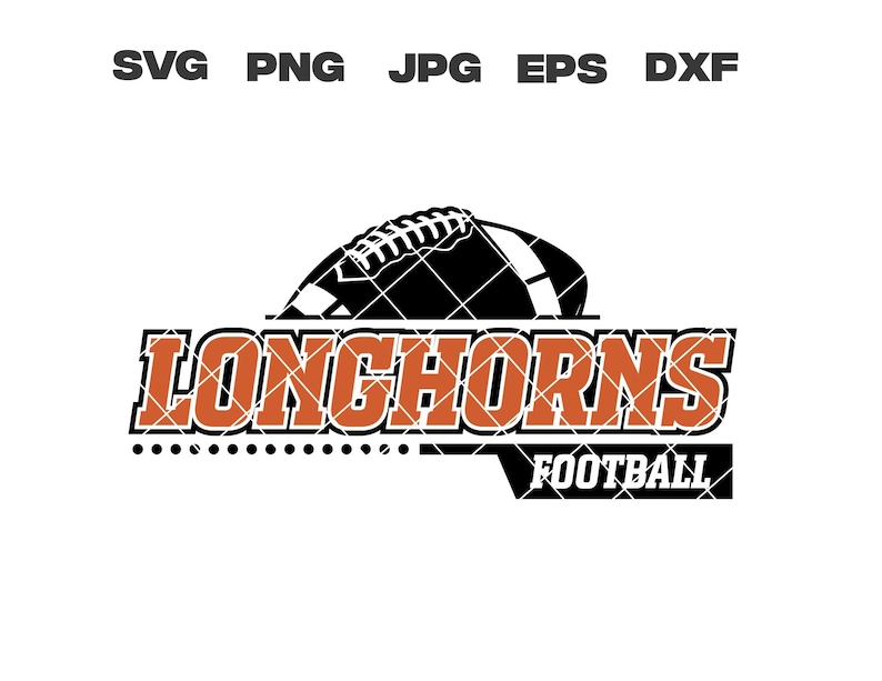 Longhorns SVG, Longhorns Football SVG, Football Team, Svg, Png, Jpg ...