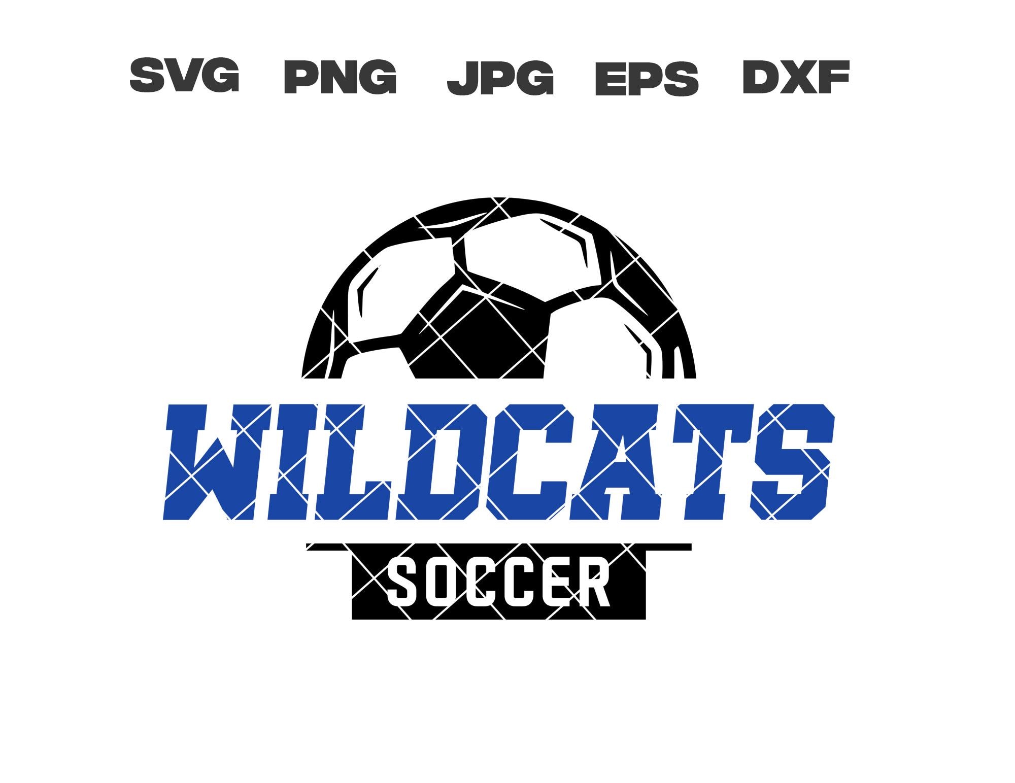 Wildcats SVG, Wildcats Soccer SVG, Soccer Svg, Png, Jpg, Dxf, Eps ...