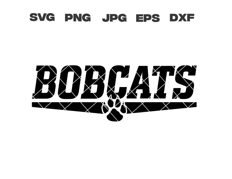Bobcats Svg, Bobcats, School Mascot Clipart, Svg, Dxf, Eps, Png, Jpg ...
