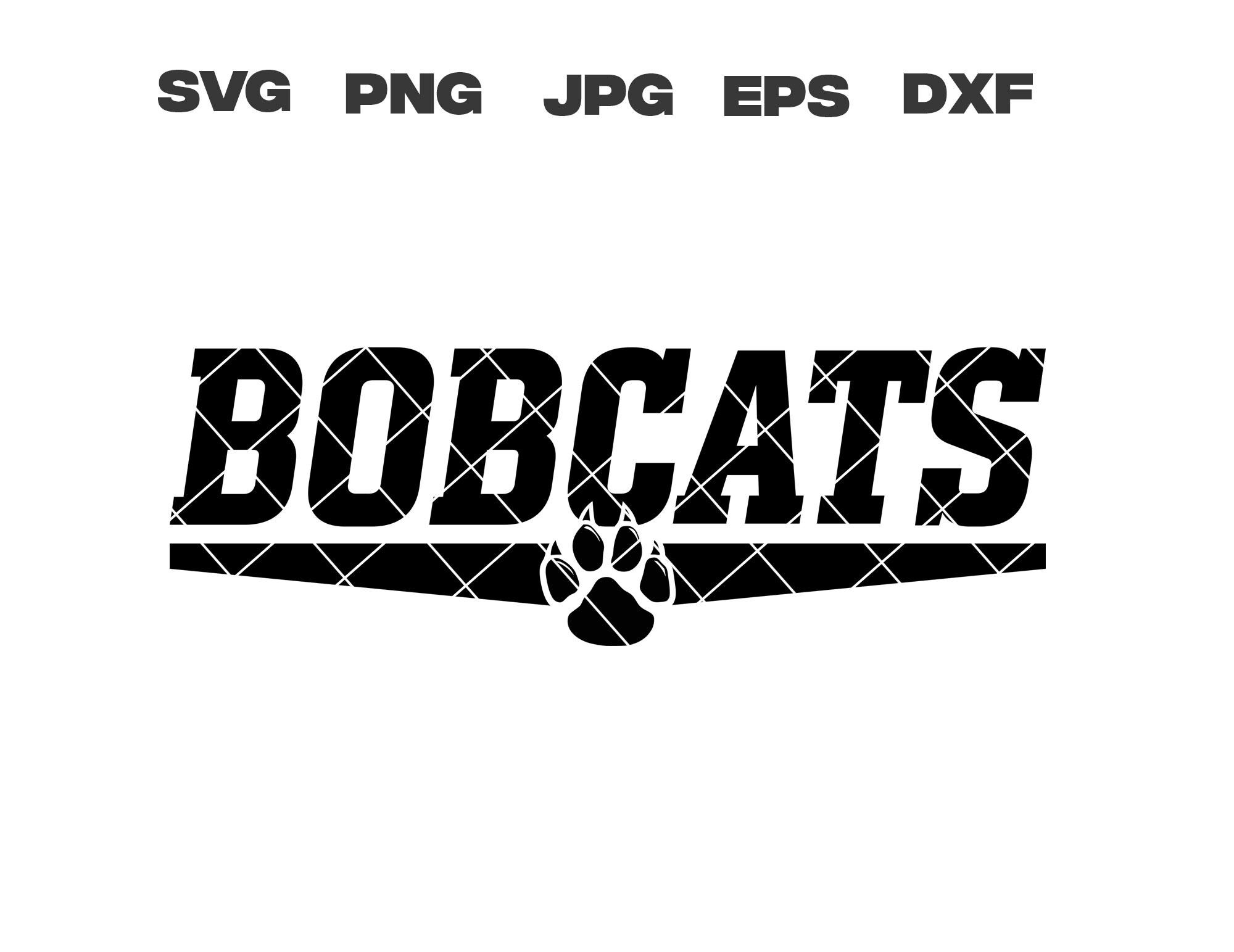Bobcats Svg, Bobcats, School Mascot Clipart, Svg, Dxf, Eps, Png, Jpg ...