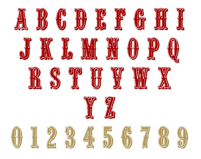 Quentin Caps Font Svg, Western Font Svg, Western Alphabet Svg, Western ...