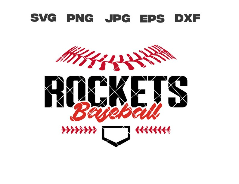 Rockets SVG, Rockets Baseball SVG, Baseball Team, Svg, Png, Jpg, Dxf ...