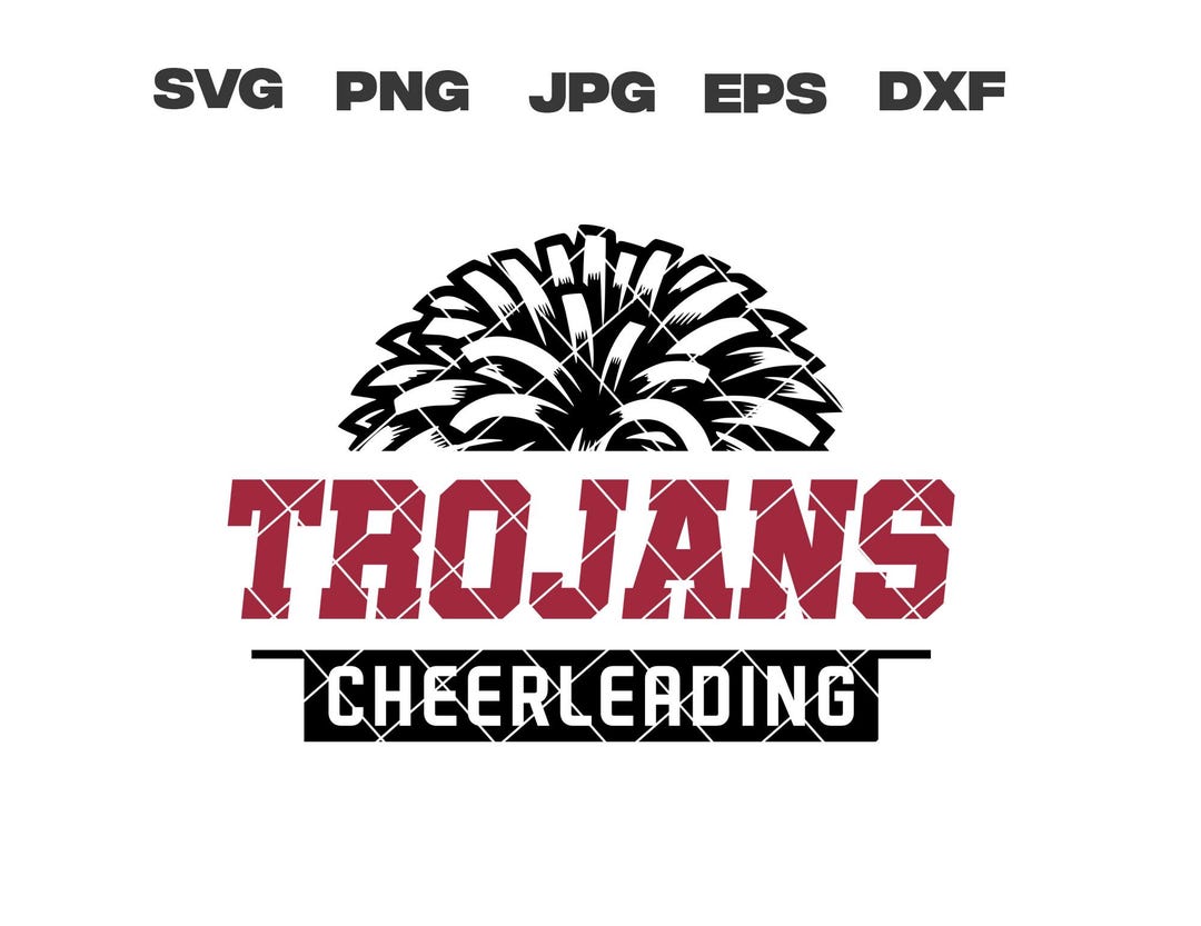 Trojans SVG, Trojans Cheerleading SVG, Cheerleading Svg, Png, Jpg, Dxf ...