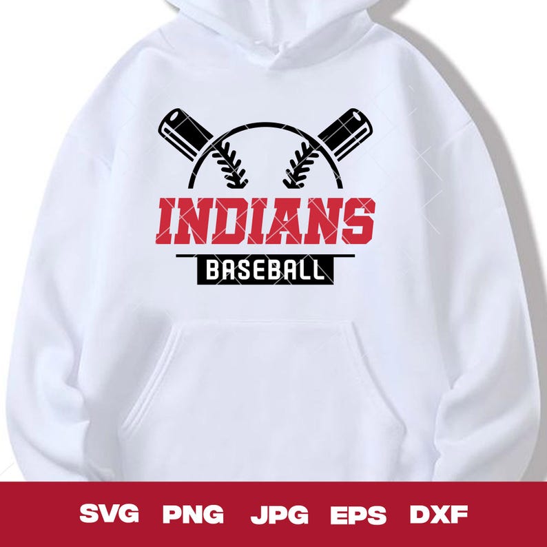 Indians SVG, Indians Baseball SVG, Baseball Team, Svg, Png, Jpg, Dxf ...