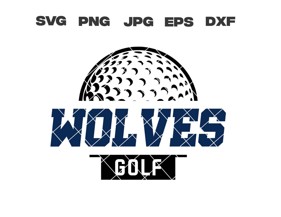 Wolves SVG, Wolves Golf SVG, Golf Svg, Png, Jpg, Dxf, Eps, Cricut Files ...