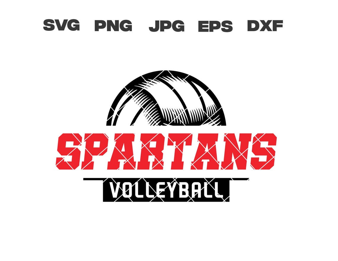 Spartans SVG, Spartans Volleyball SVG, Volleyball Svg, Png, Jpg, Dxf ...
