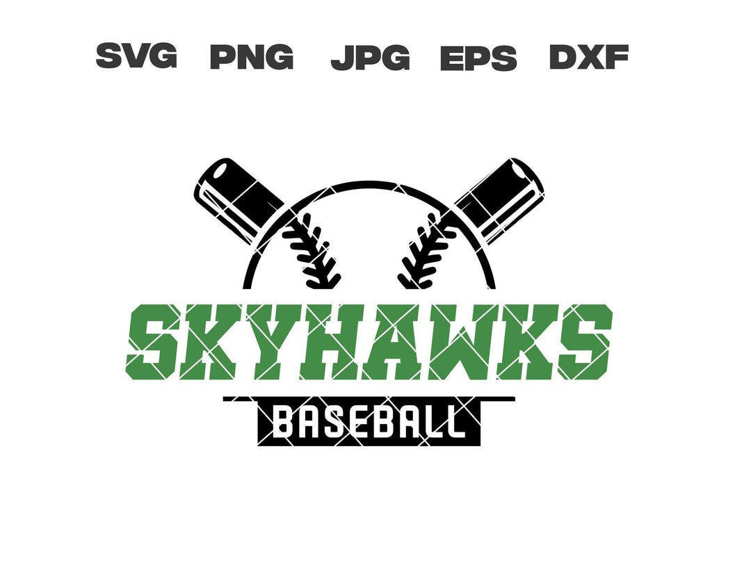 Skyhawks SVG, Skyhawks Baseball SVG, Baseball Team, Svg, Png, Jpg, Dxf ...