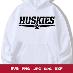 Huskies Svg, Huskies, School Mascot Clipart, Svg, Dxf, Eps, Png, Jpg ...
