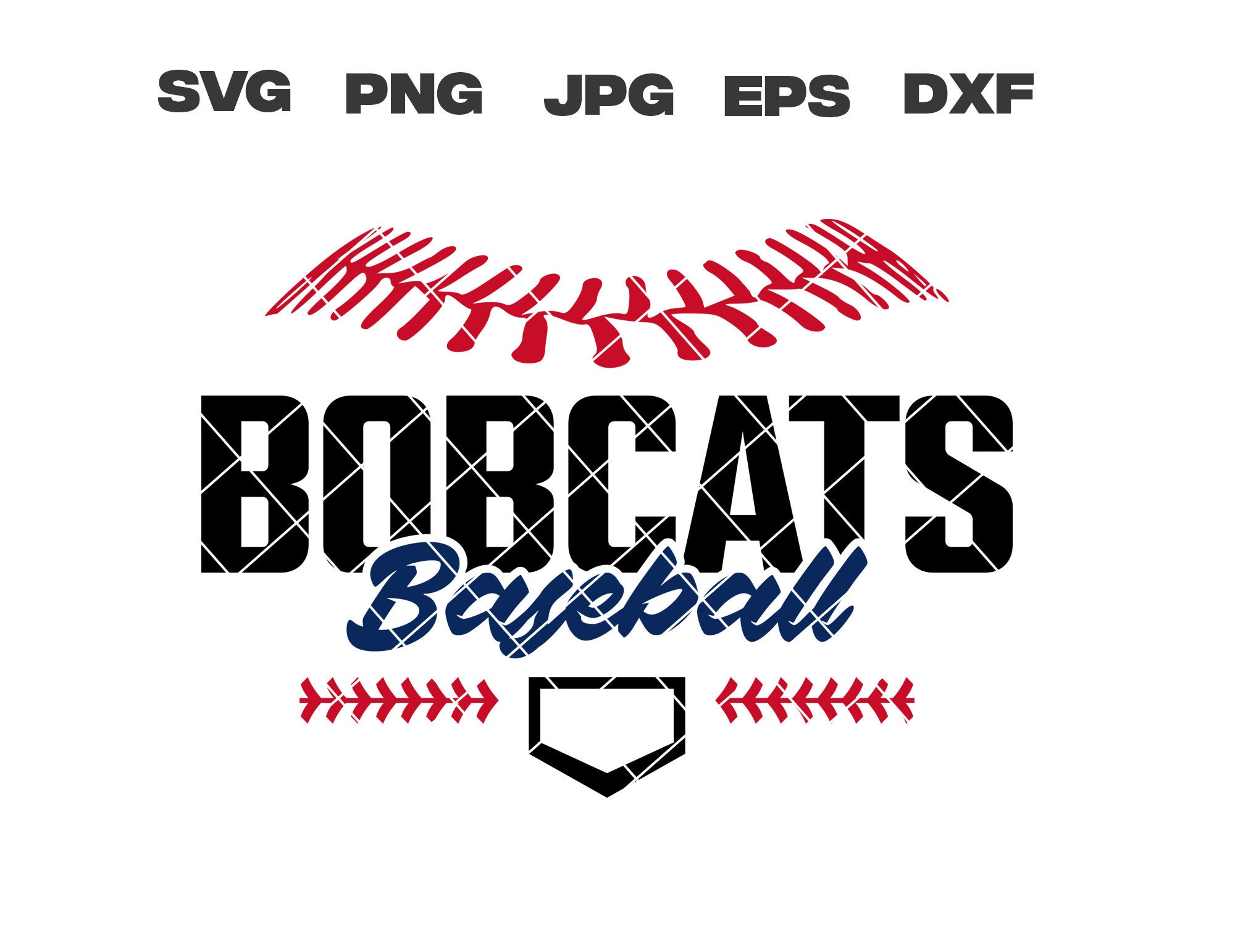 Bobcats SVG, Bobcats Baseball SVG, Baseball Team, Svg, Png, Jpg, Dxf ...