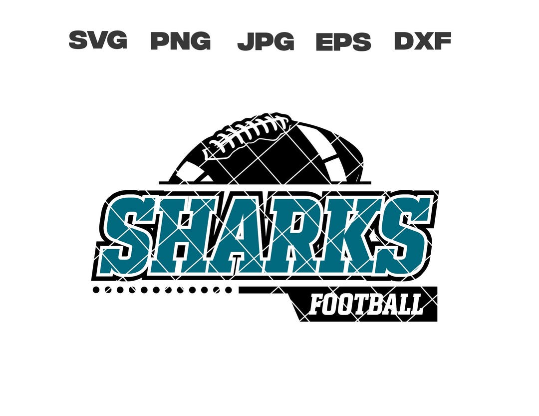 Sharks SVG, Sharks Football SVG, Football Team, Svg, Png, Jpg, Dxf, Eps ...