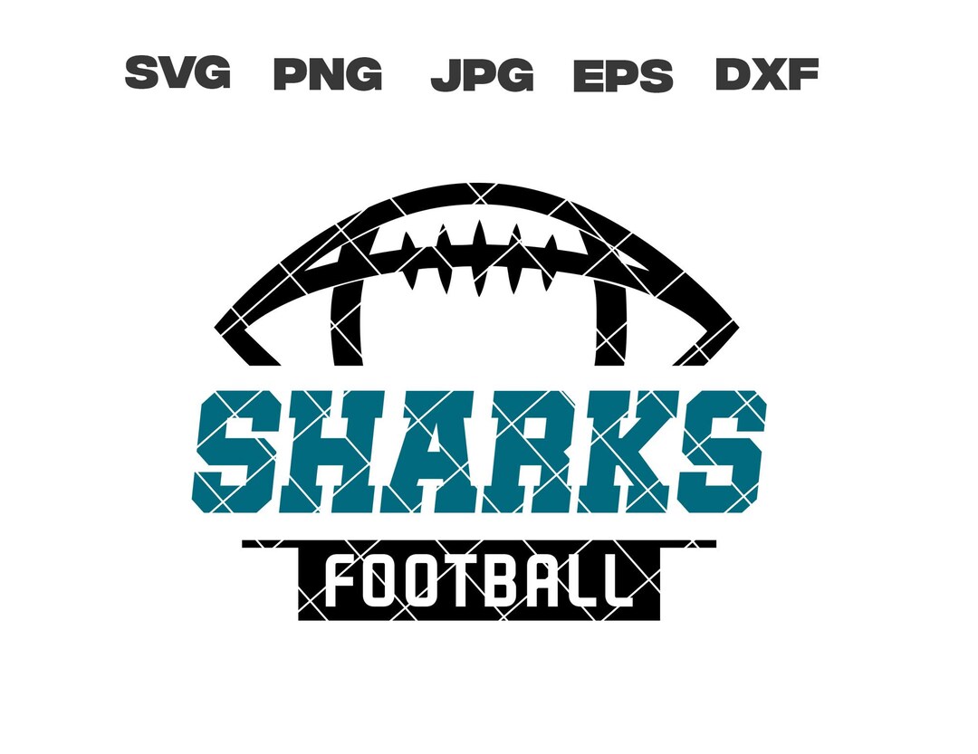 Sharks SVG, Sharks Football SVG, Football Team, Svg, Png, Jpg, Dxf, Eps ...