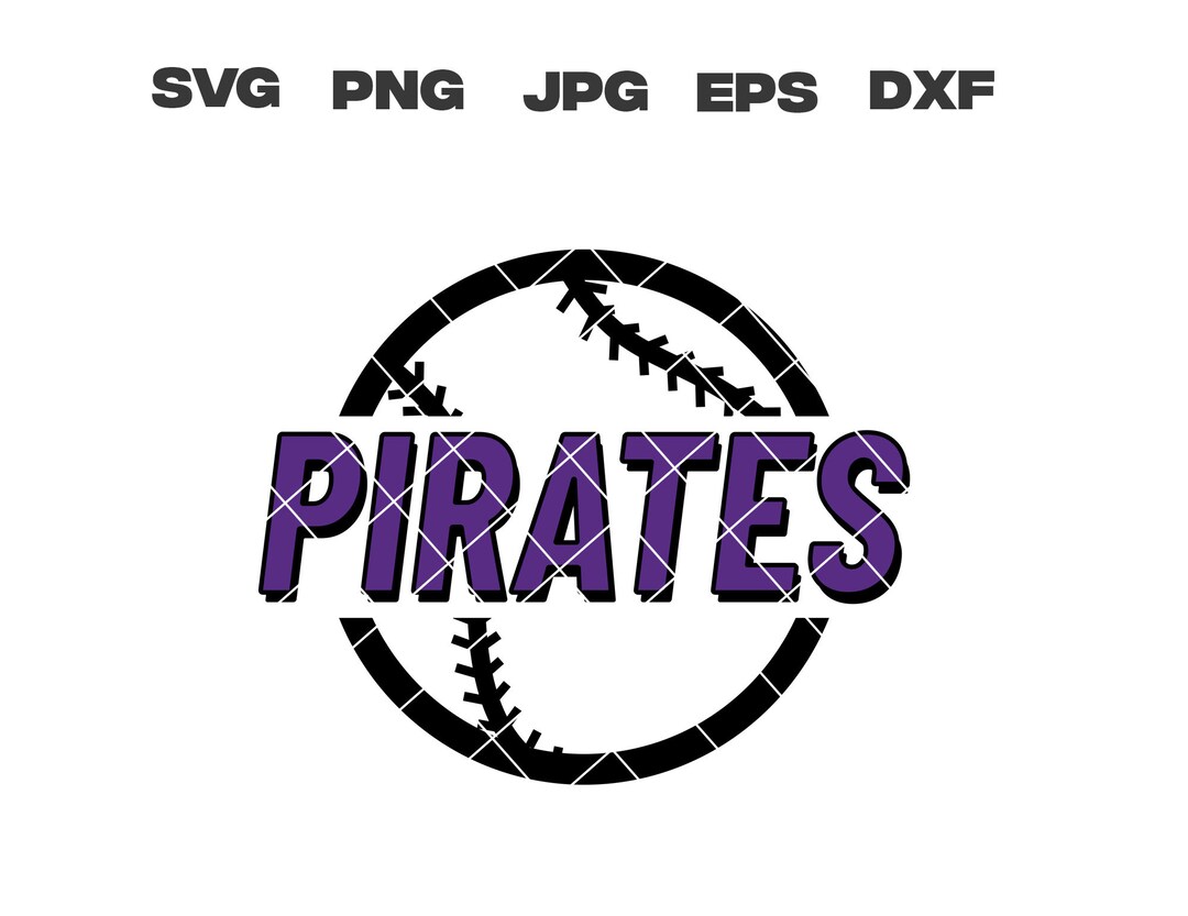 Pirates SVG, Pirates Baseball SVG, Baseball Team SVG, Cricut Files ...