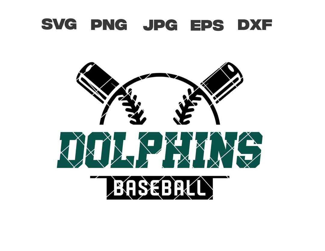 Dolphins SVG, Dolphins Baseball SVG, Baseball Team, Svg, Png, Jpg, Dxf ...