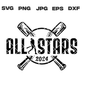 All Stars Baseball SVG, All Star SVG, Baseball SVG, All Star Game ...