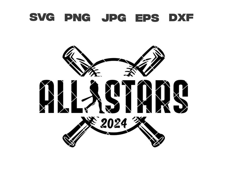 All Stars Baseball SVG, All Star SVG, Baseball SVG, All Star Game ...
