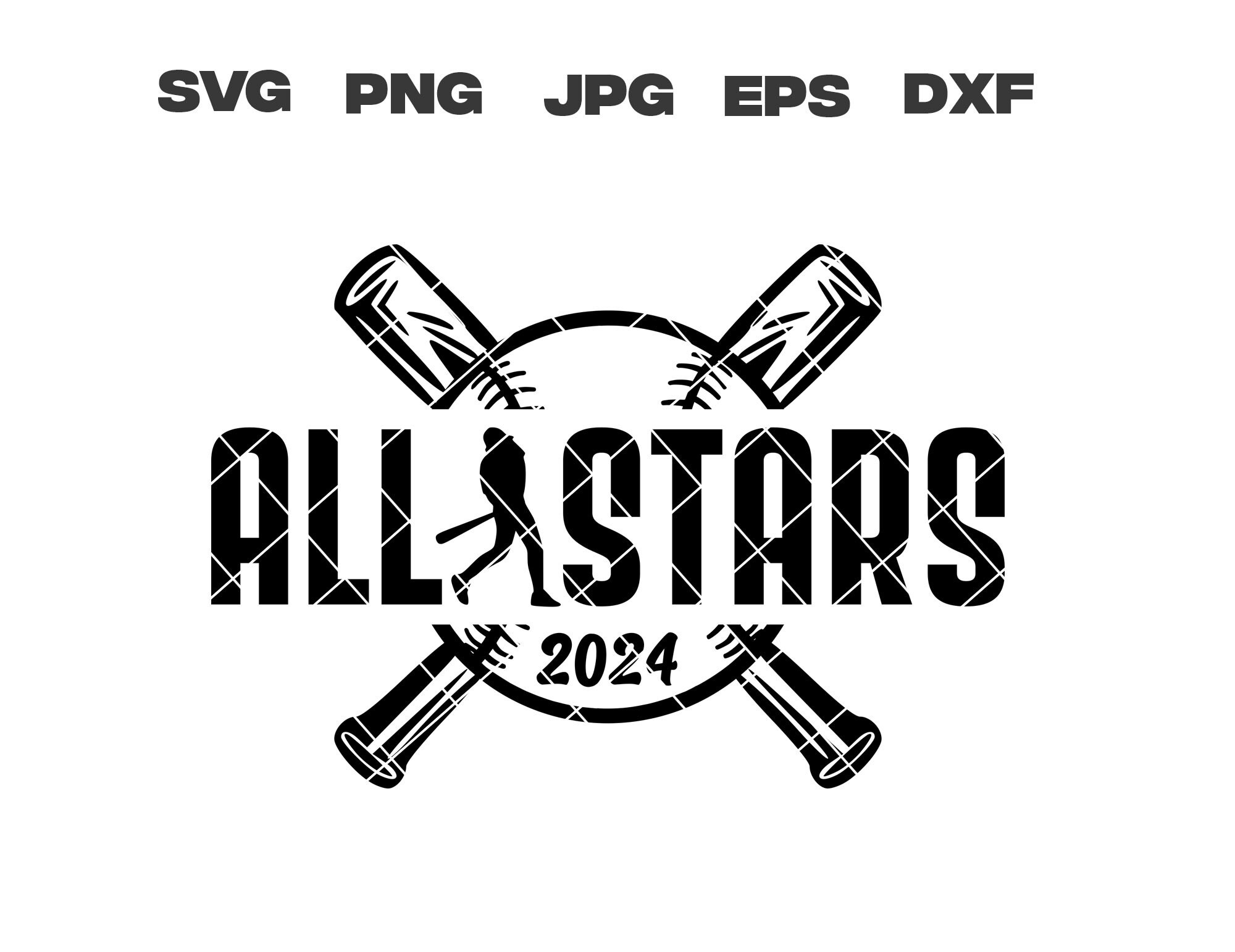 All Stars Baseball SVG, All Star SVG, Baseball SVG, All Star Game ...